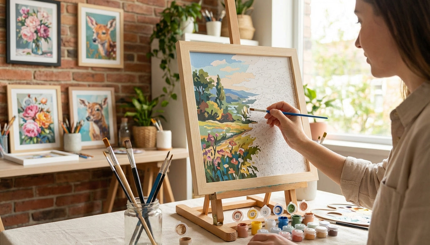 PBN Kits with Frame: Ready-to-Hang Art Awaits – World Paint by Numbers