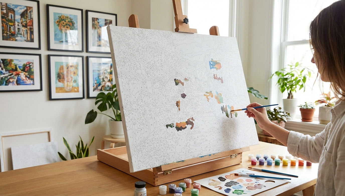 Extra Large PBN Kits: Fine Detail Art Projects – World Paint by Numbers