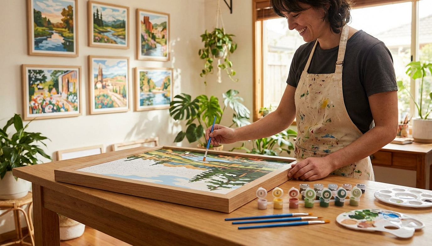 Wooden Frame PBN Kits: Display Your Masterpiece Easily – World Paint by ...