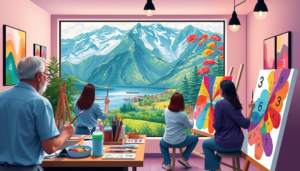 Kickstart Your Creative Journey with Extra Large Paint by Numbers Kits ...