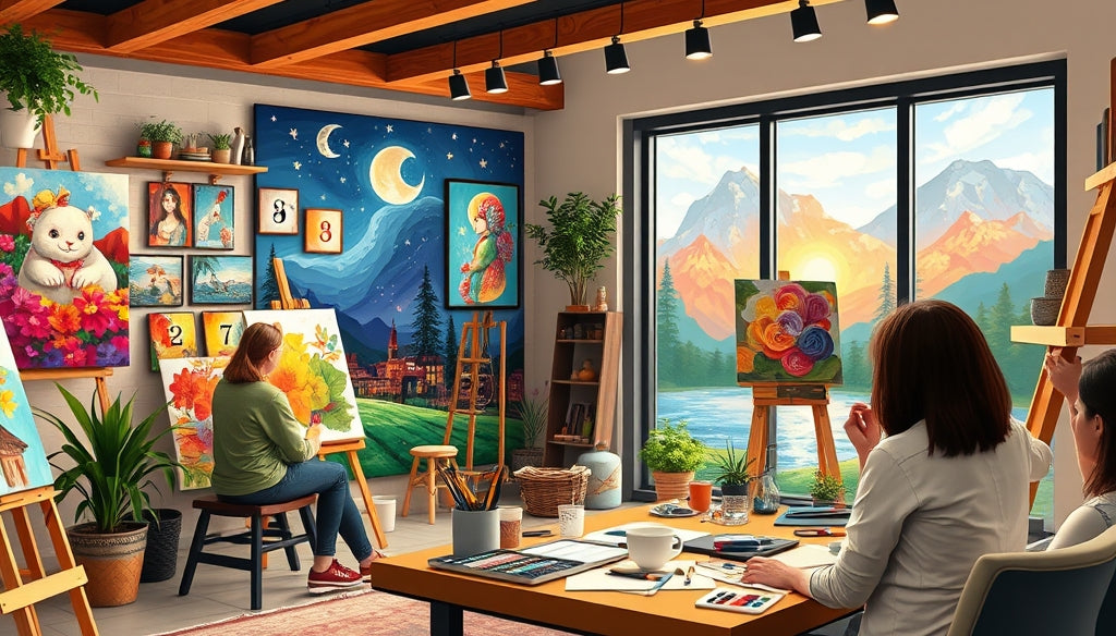 Extra Large Paint by Numbers Kits for Experienced Painters Seeking a C