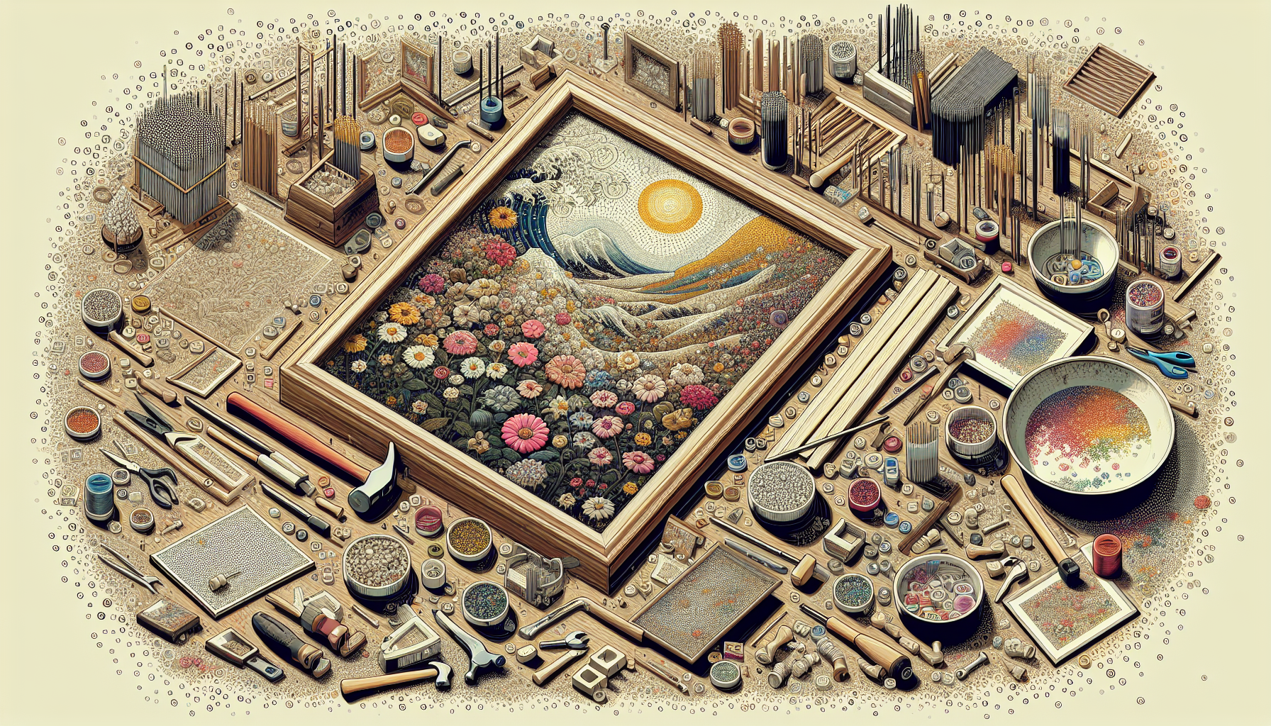 How to Frame and Display Your Painting by Numbers Masterpieces – World ...