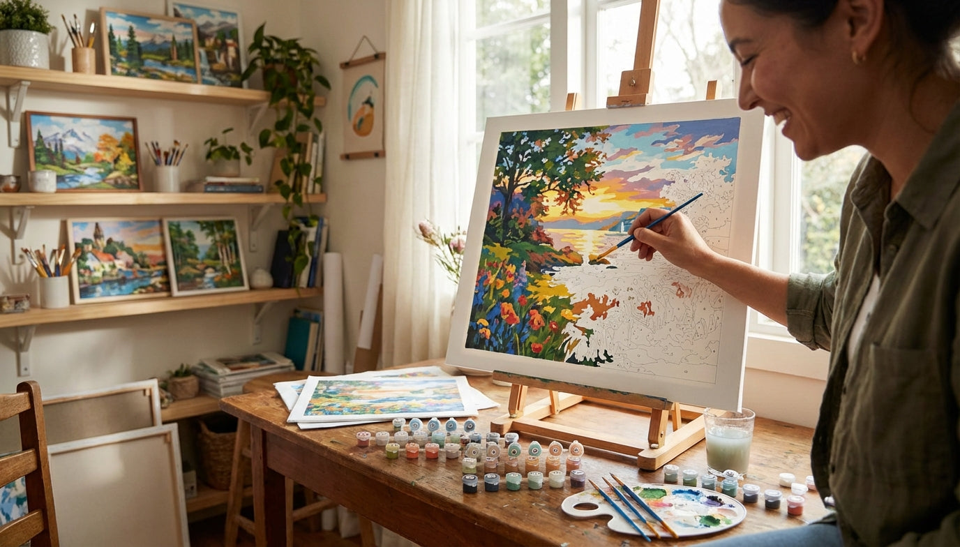 Canvas PBN Kits: Professional Art at Home – World Paint by Numbers