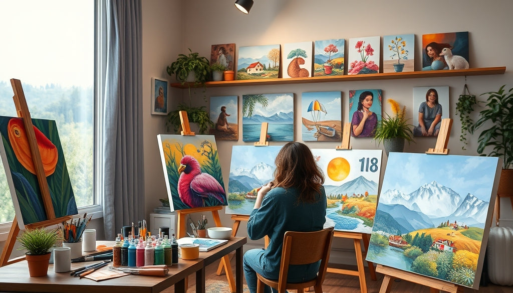 Explore Paint by Numbers Kits with Famous Paintings for a Unique Exper ...