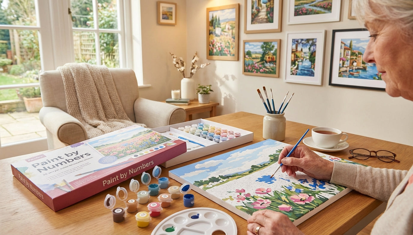 Best PBN for Seniors: Relaxing Art, Easy Kits – World Paint by Numbers
