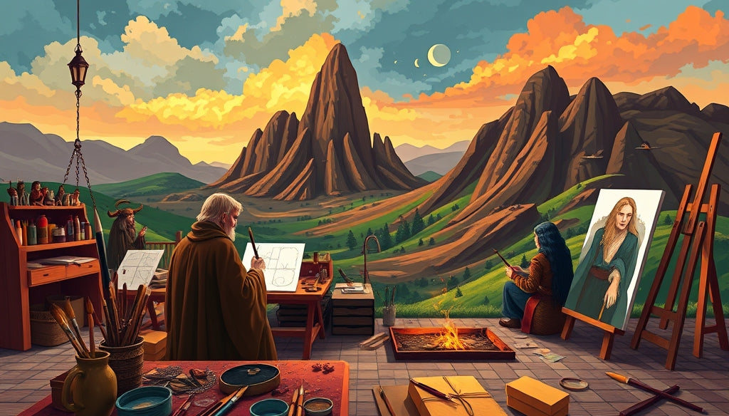 Create Your Own Paint by Numbers Canvas from a Lord of the Rings Image