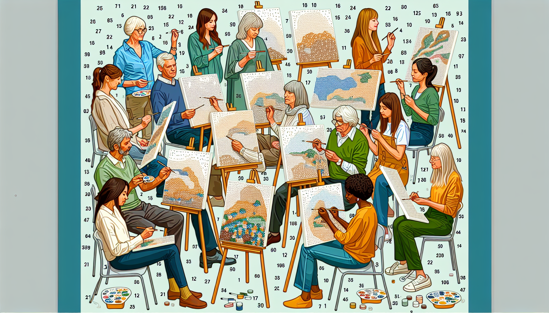 Why Paint by Numbers is the Perfect Stress-Buster for Adults Over 30 ...