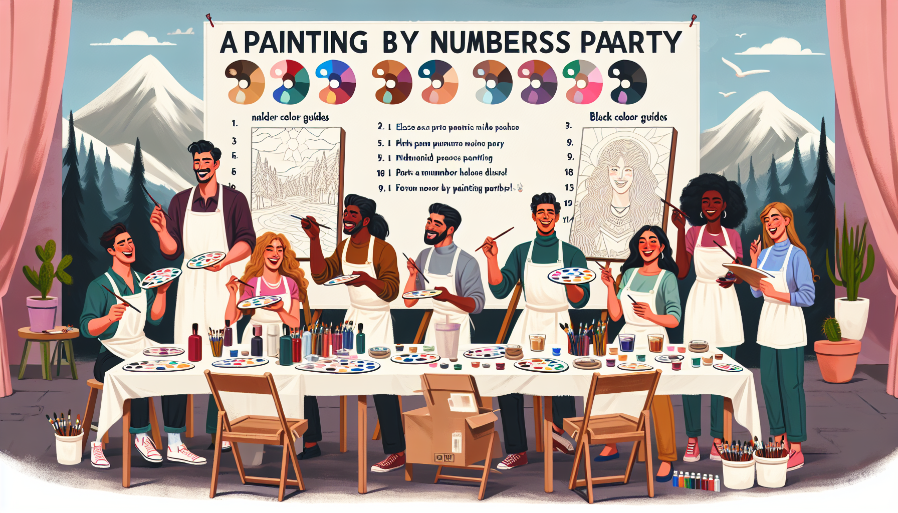 How to Host a Painting by Numbers Party for Friends: A Complete Guide ...