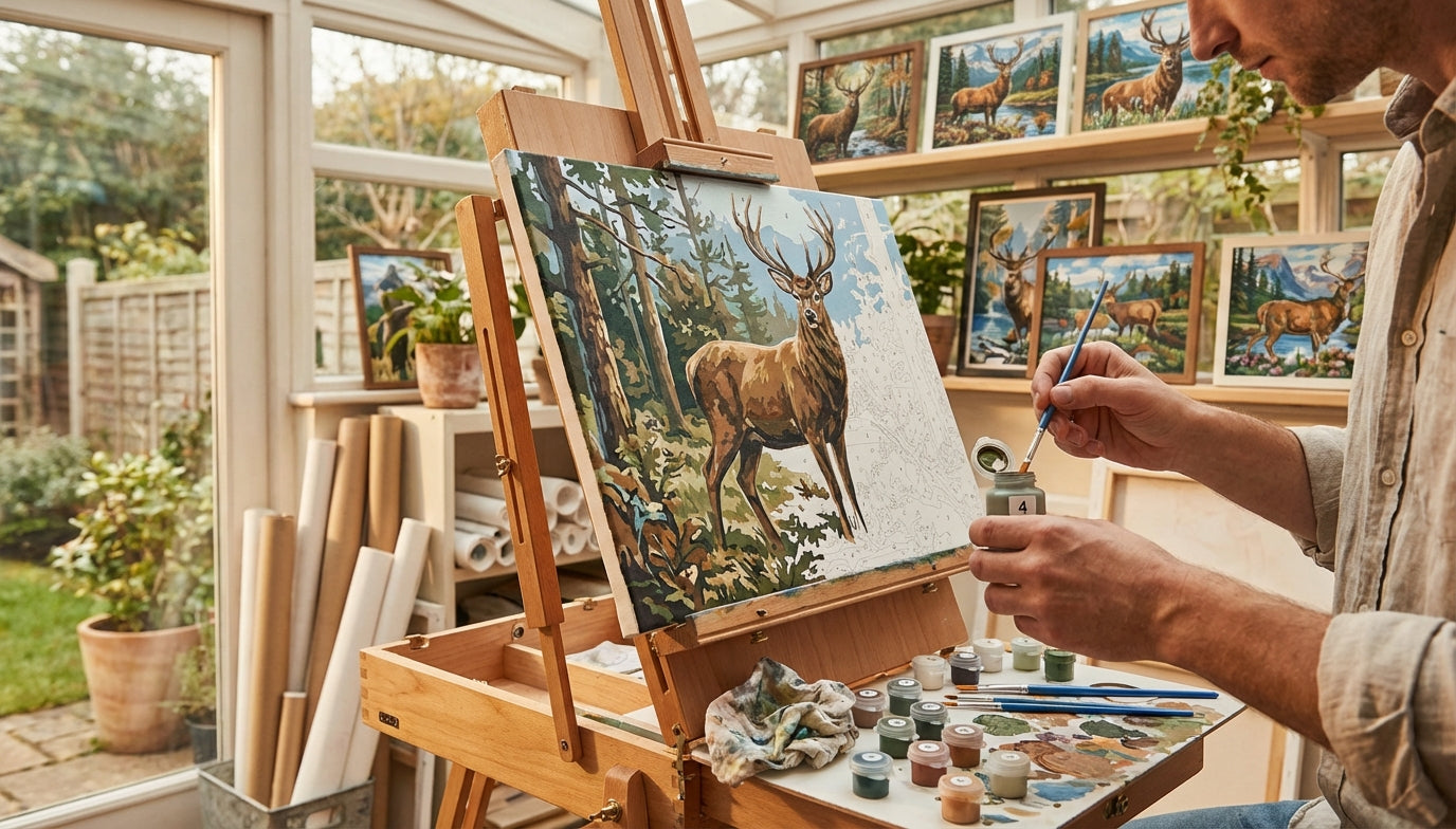 Wildlife & Nature PBN Kits for Art Lovers – World Paint by Numbers