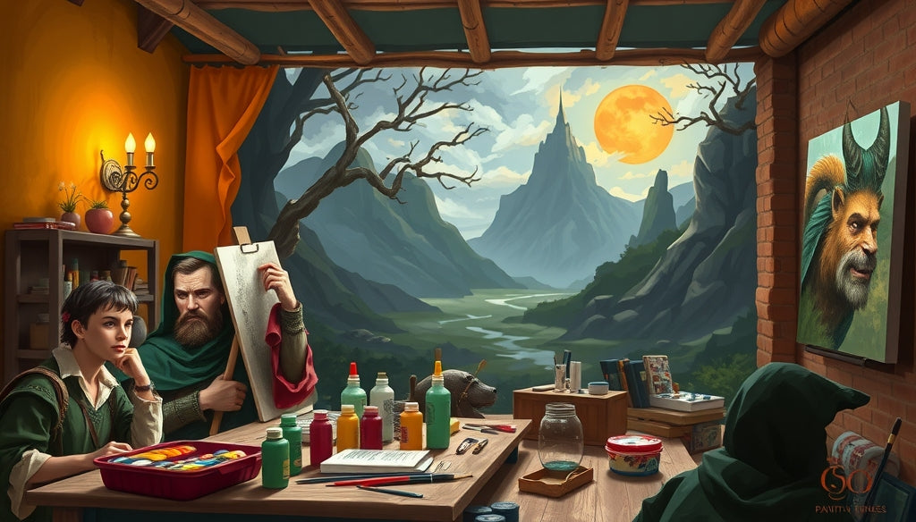 Get Creative: Advanced Paint by Numbers Kits with Fine Details from Th