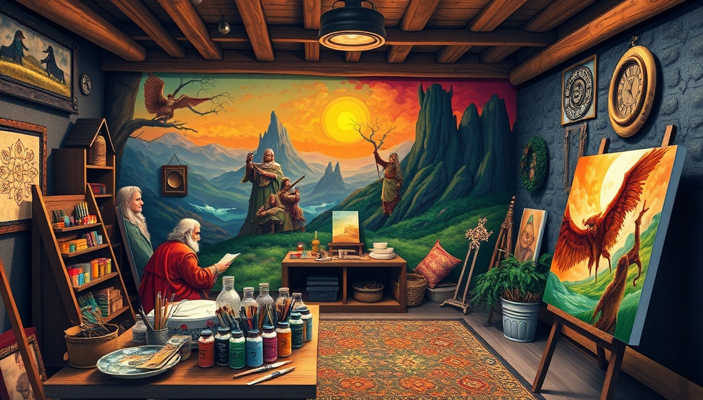Extra Large Paint by Numbers Kits: Perfect for Immersive Middle-earth ...